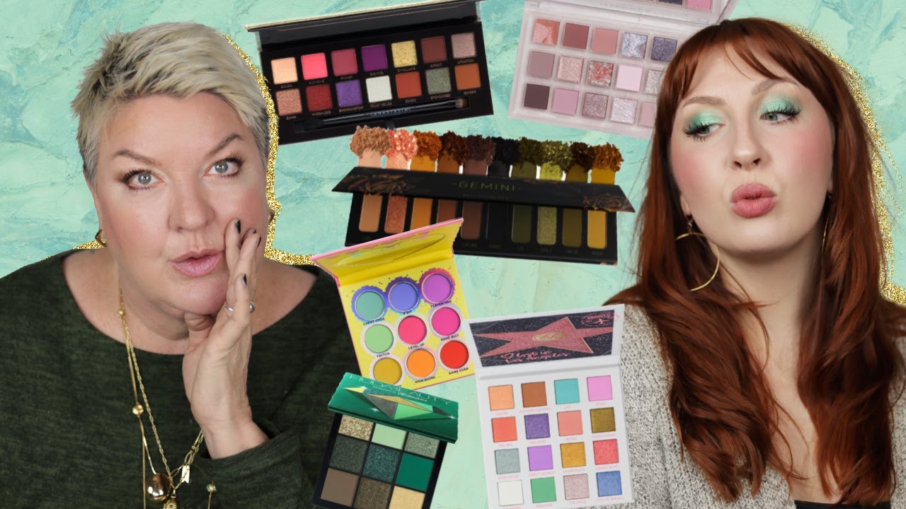 OLD & NEW PALETTES - Going Through All Our Shared Palettes - YouTube