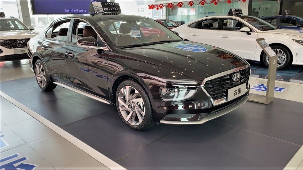 2021 Hyundai MISTRA Walkaround—China Auto Show—2021款现代名图，外观与内饰实拍 - YouTube