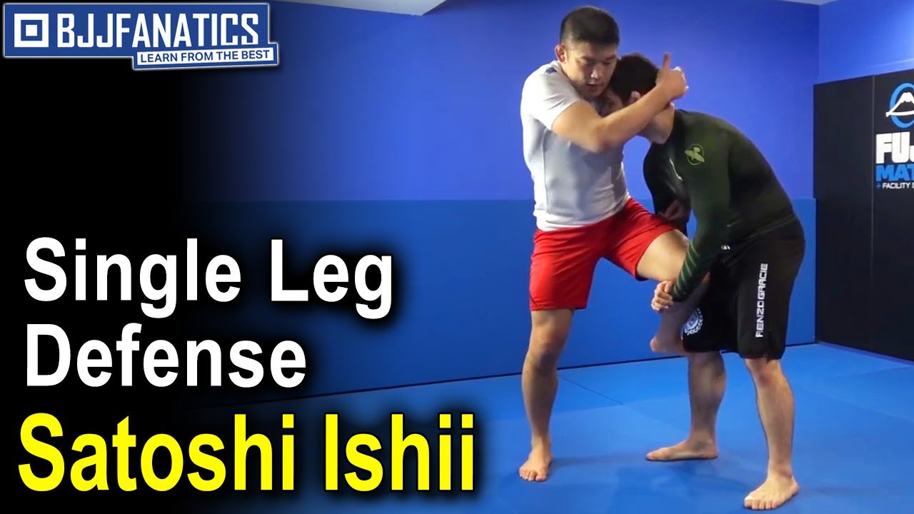 BJJ Techniques: Single Leg Defense by Satoshi Ishii - YouTube