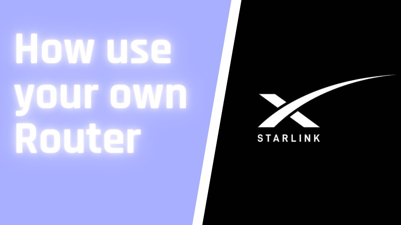 #Starlink | #How to use Starlink with your own Router | Starlink Router ...