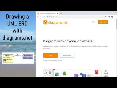 Drawing a UML ERD with diagrams.net - YouTube