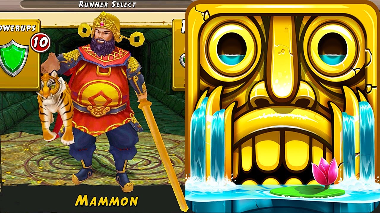 Temple run 2 Earth Day version 1.110 - Mammon and Tiger Pet unlocked ...