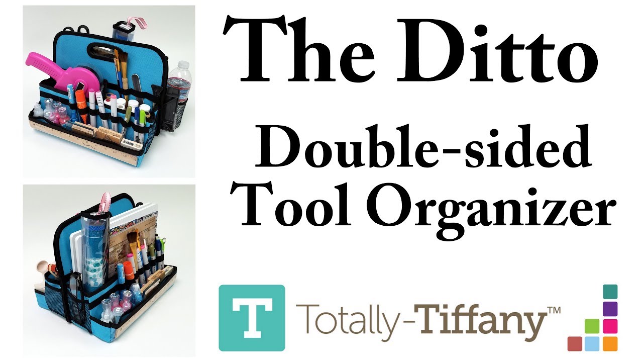 The DITTO - Double Sided Tool Tote Organizer, EZ2Organize, by Totally ...