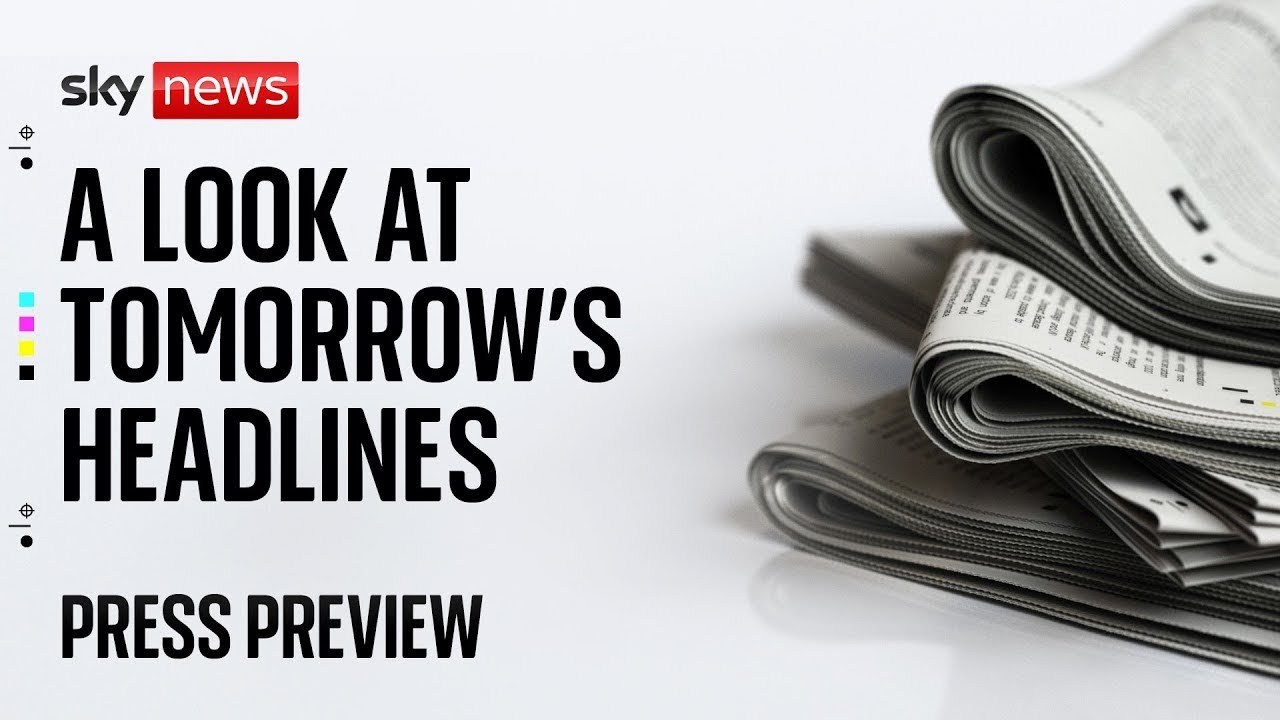 📰 Sky News Press Preview with Anna Botting - YouTube