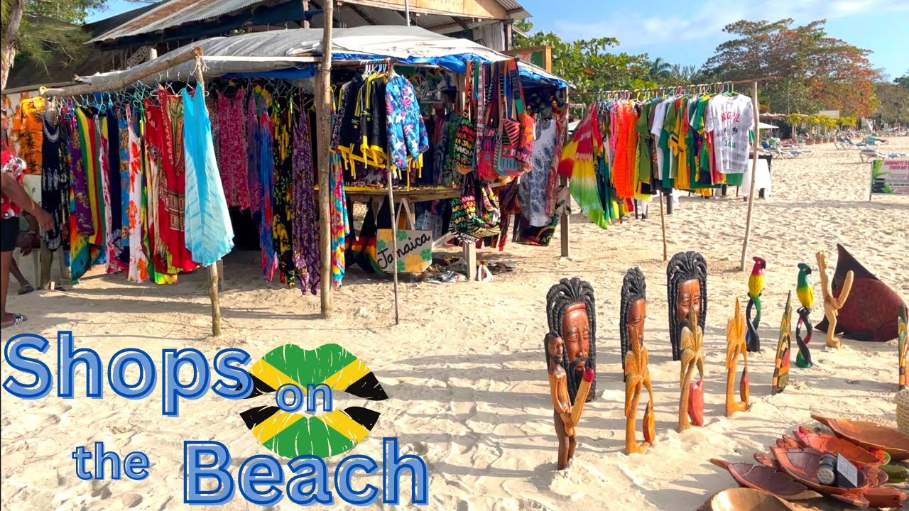 Exploring the Shops on Negril Beach - YouTube