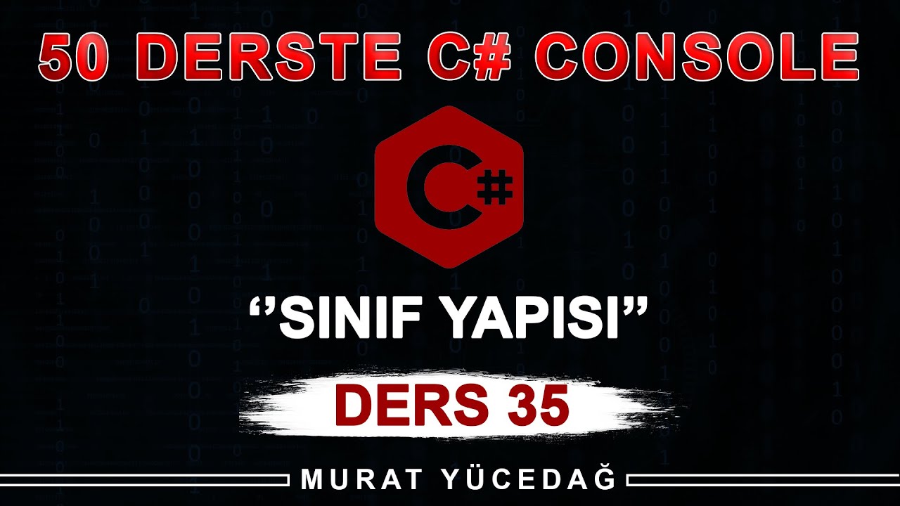 C Console Ders 35 Sınıf Yapısı Youtube