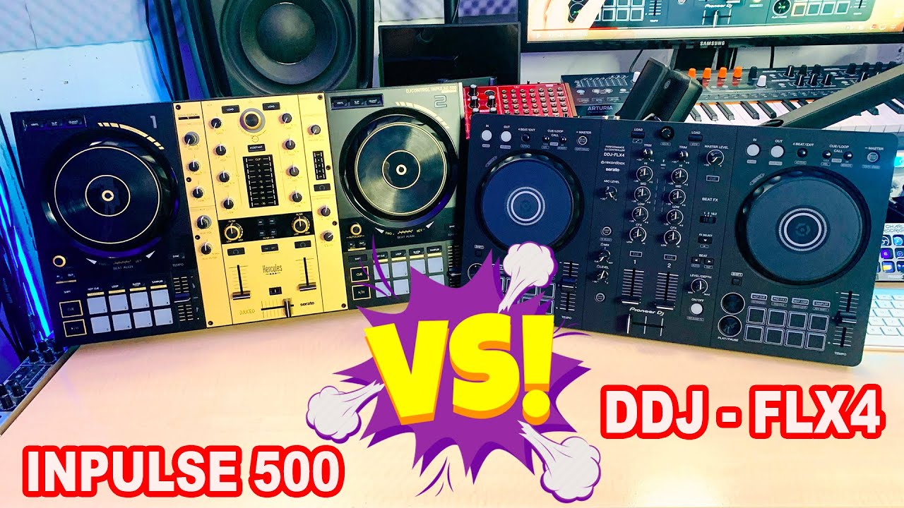 💥DDJ-FLX4 "VS" INPULSE 500💥 LA COMPARATIVA QUE ESPERABAS - YouTube