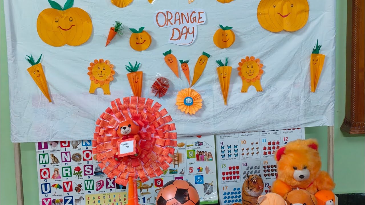 Orange Colour Day/ Colour Day Activity/ Preschool Colour Day ...