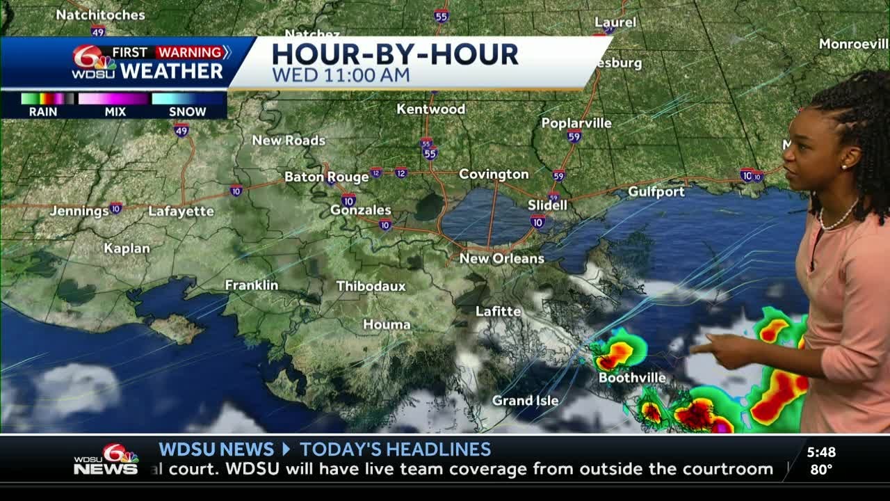 Last day for rain before a long stretch of dry weather in your ...