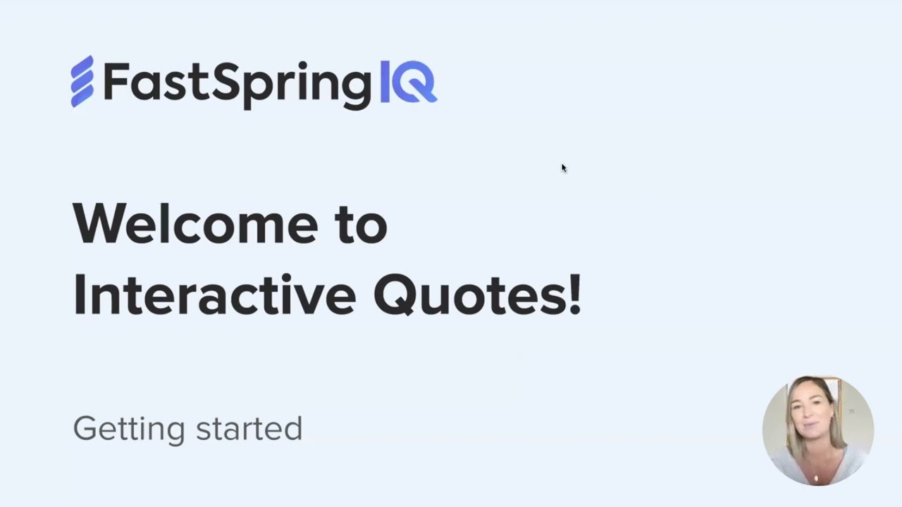 Demo Video - FastSpring IQ | Interactive Quotes - YouTube