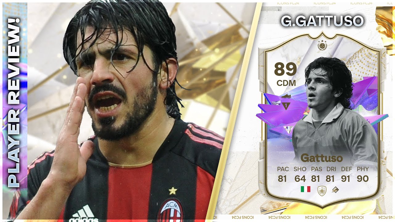 SOLID CDM!!! FUTURE STAR ICON 89 RATED GENNARO GATTUSO PLAYER REVIEW ...
