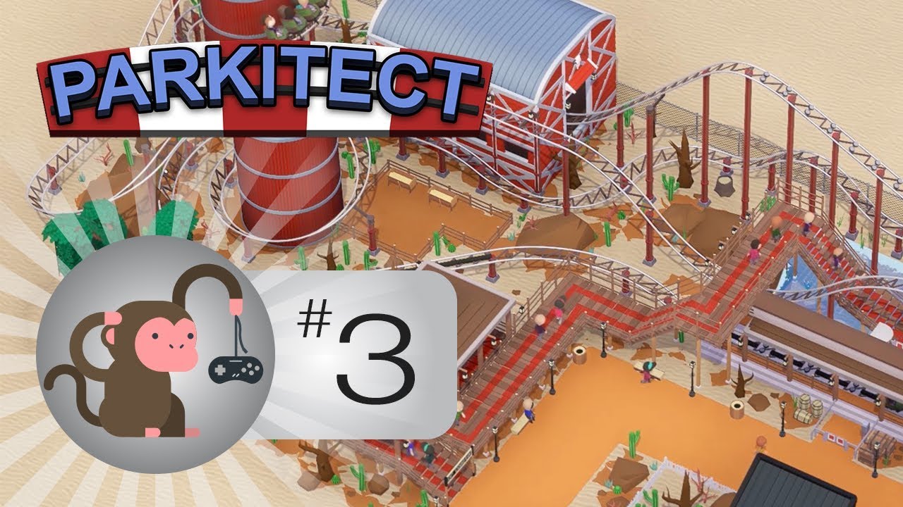 [3] Let’s Play Parkitect (BLIND) | “Barnyard Blitz Coaster” | Timelapse ...