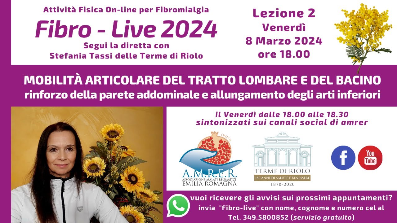 Fibro-Live con Stefania Tassi - Lezione su MOBILITÀ ARTICOLARE DEL ...