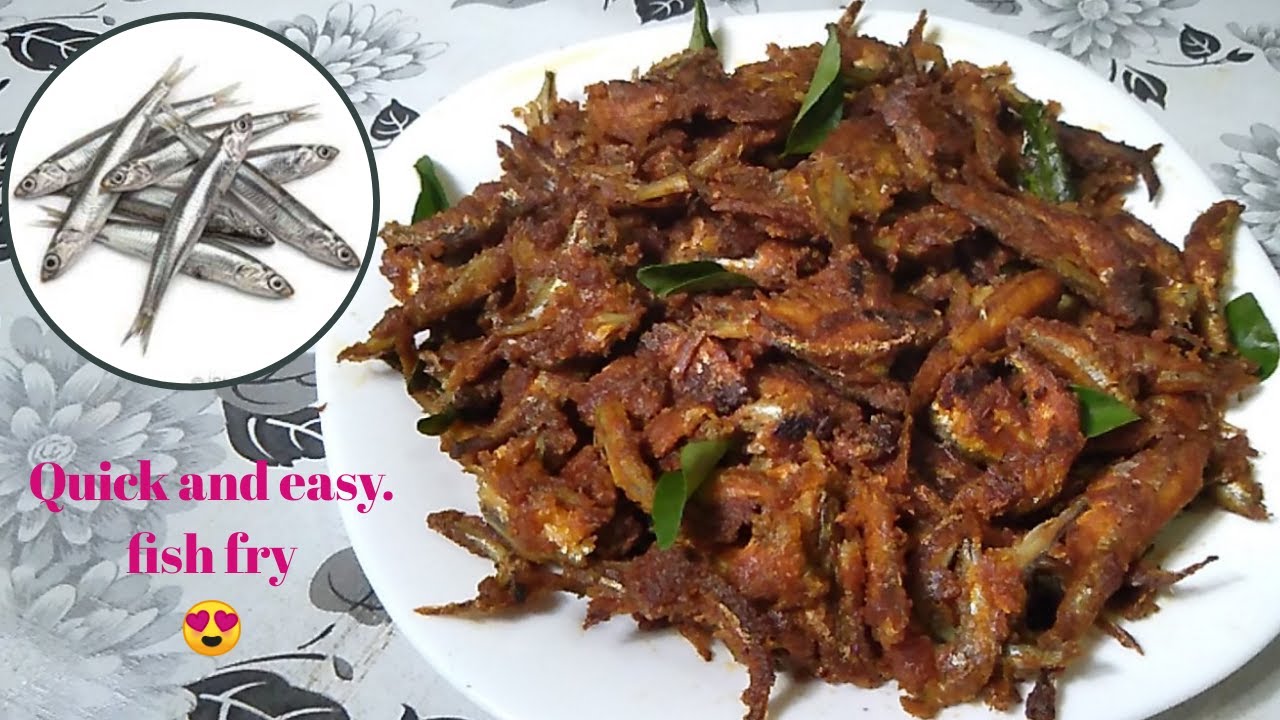 ️झटपट बनाएं Died fish recipe| fish fry|Easy anchovy fish fry|Nethili ...