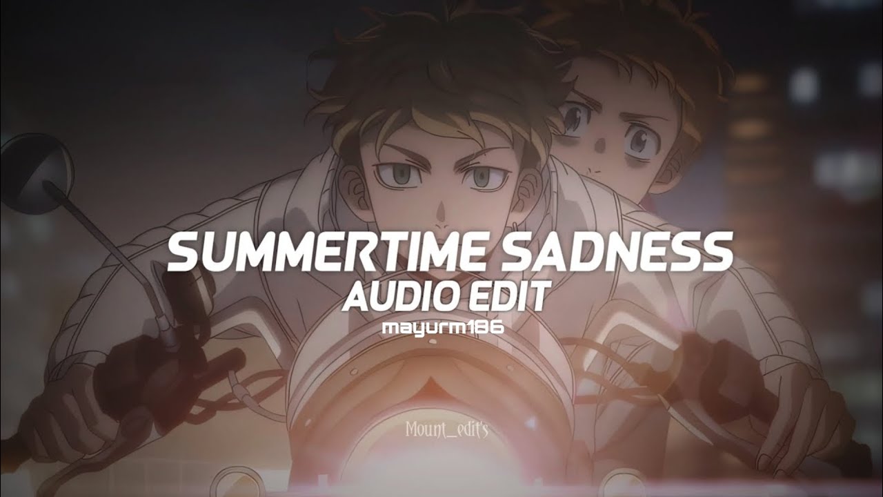 Summer sadness - {audio edit} - YouTube