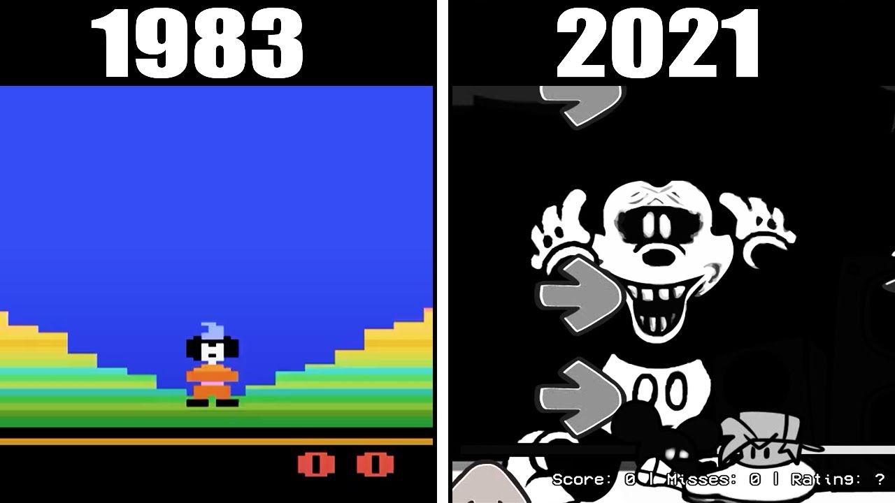 Mickey Mouse Game Evolution 1983 - 2021 - YouTube