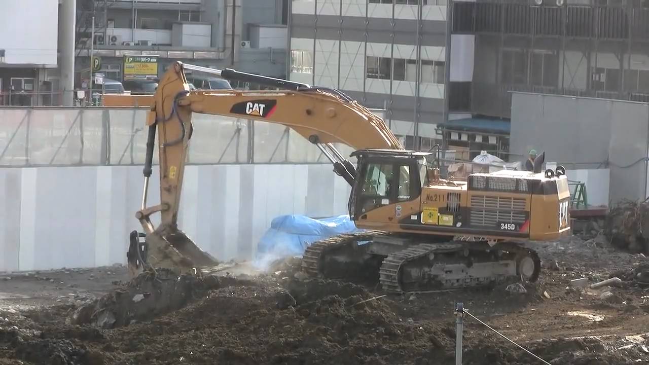 CAT 345DL - YouTube