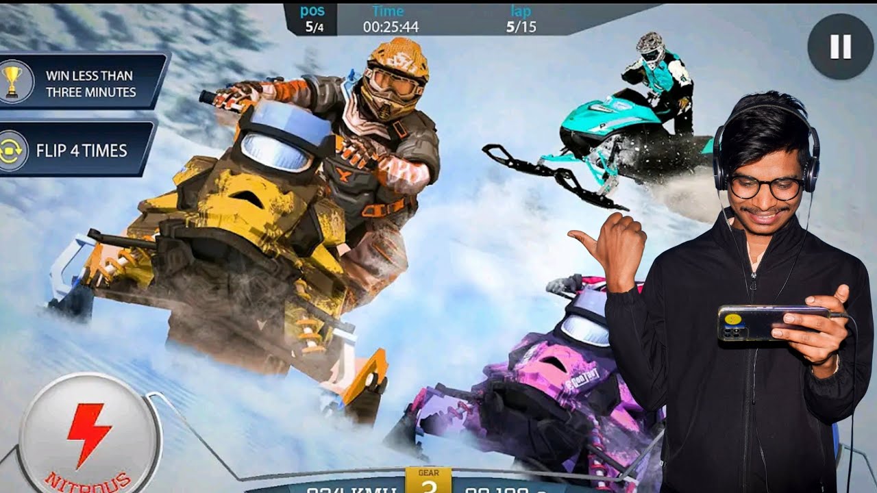 New Release Snow Bike Racing Game 2024 || Bike Racing Snocross Xtreme ...