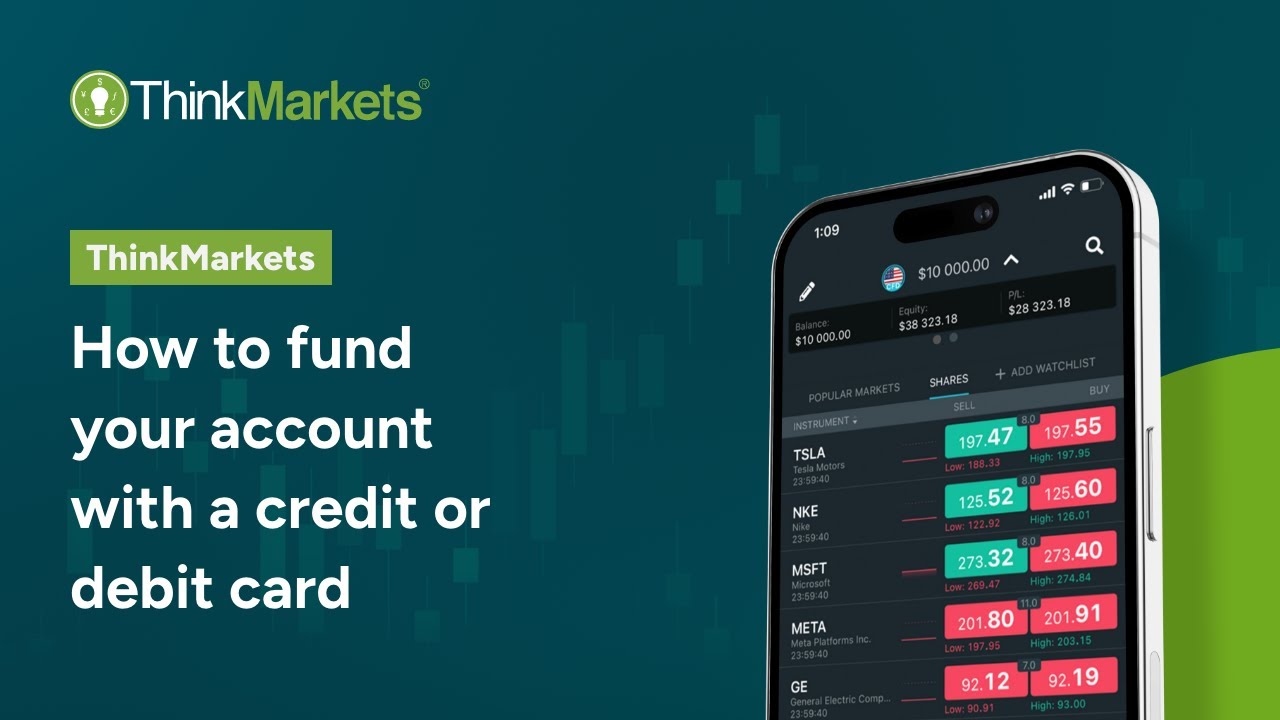 How to Fund Your ThinkMarkets Account with a Credit or Debit Card - YouTube