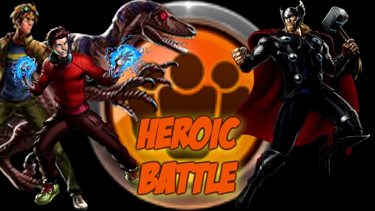 Heroic Battle Victor Mancha Chase Stein vs Thor MAA Marvel Avengers ...