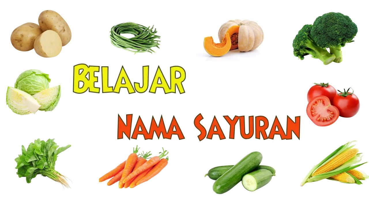 Belajar nama sayuran - YouTube