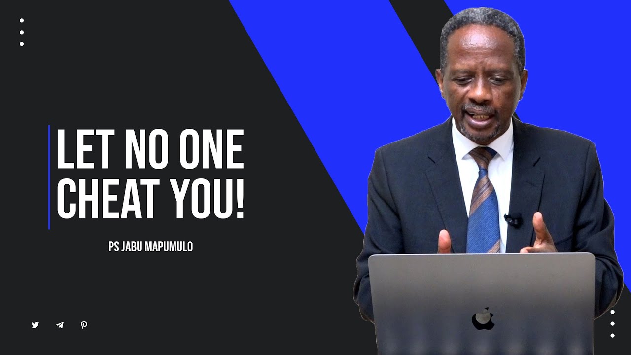 Ps Jabu Mapumulo - Let No One Cheat You! - YouTube