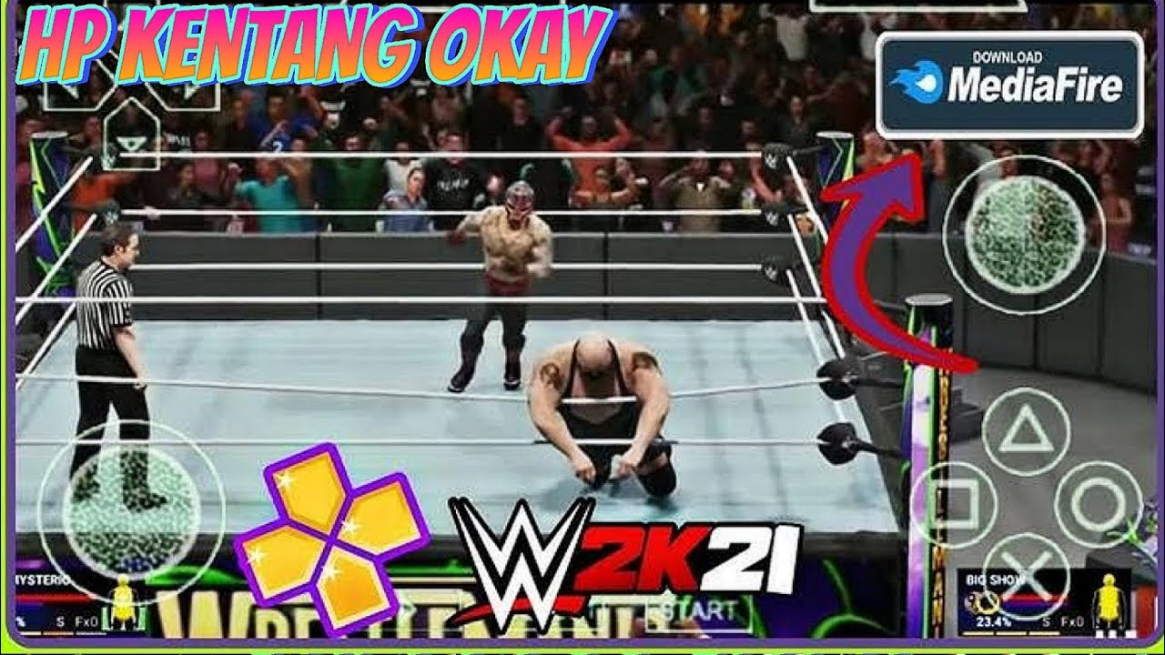 Game smack down MOD WWE 2K21 PPSSPP Android offline small size Suitable ...