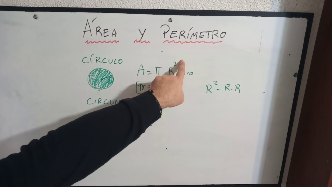 Área o superficie de un círculo y perímetro de una circunferencia - YouTube