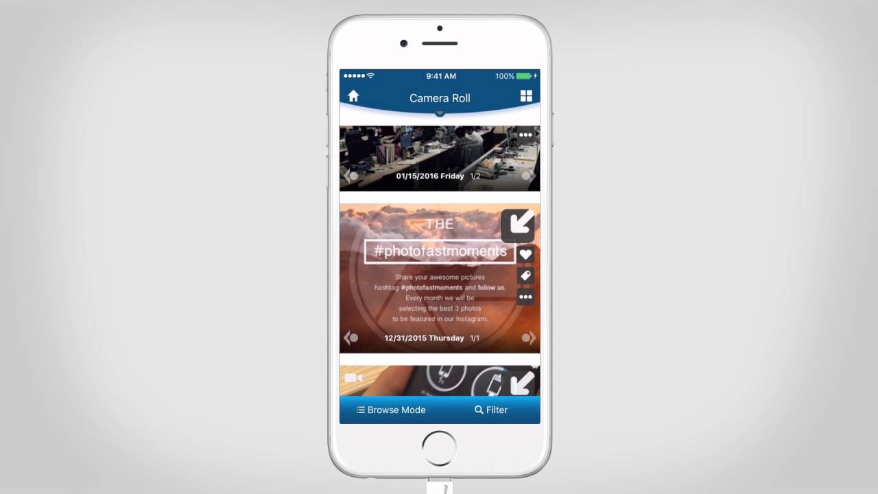PhotoFast ONE App - Photo Function (Part 1) - YouTube