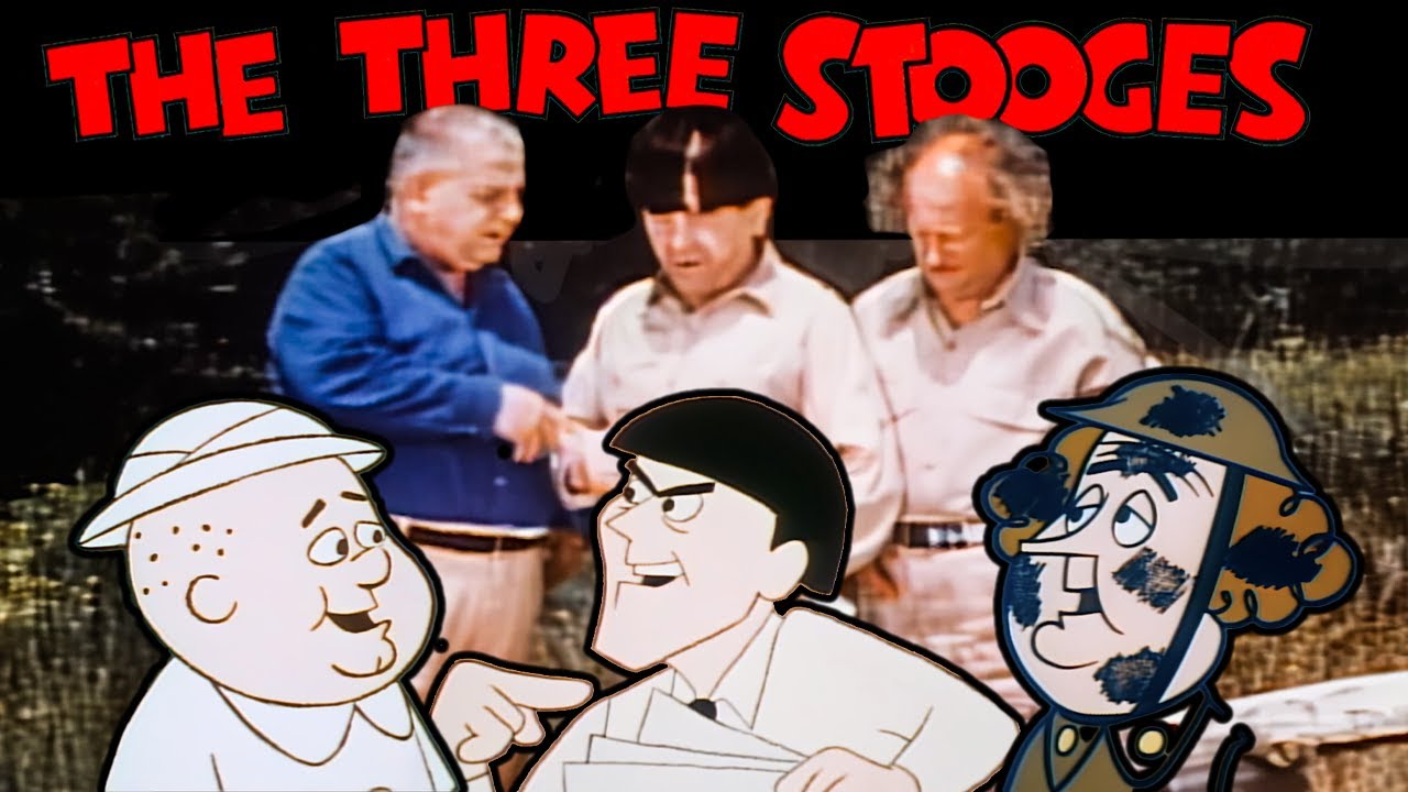 The Color THREE STOOGES with CARTOONS! Season 1, Ep 1 (Cartoons 1-5 ...
