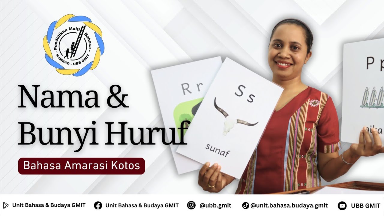 Memperkenalkan Nama dan Bunyi Huruf Bahasa Amarasi Kotos - YouTube