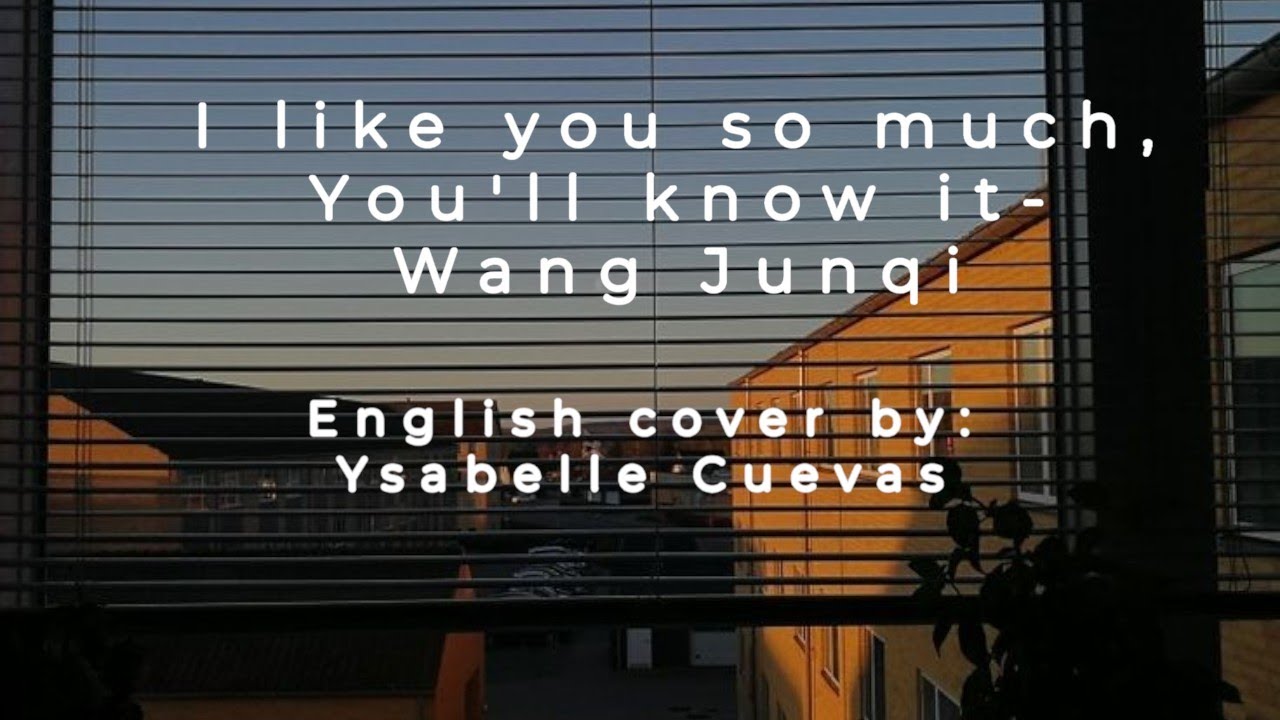 I like you so much, You'll know it- Wang Junqi [English cover by ...