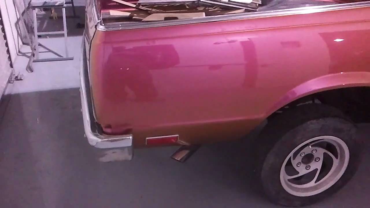 Outrageous Paint Chevy El Camino by B and B Kustom Paint - YouTube