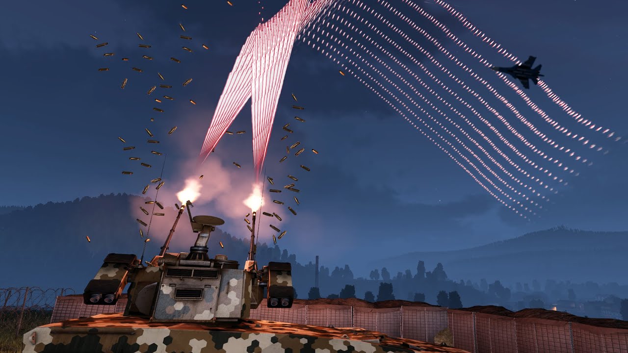 Anti-Air Tank vs MiG-29 & Su-27 - Fighter Jets - Air Defense System ...