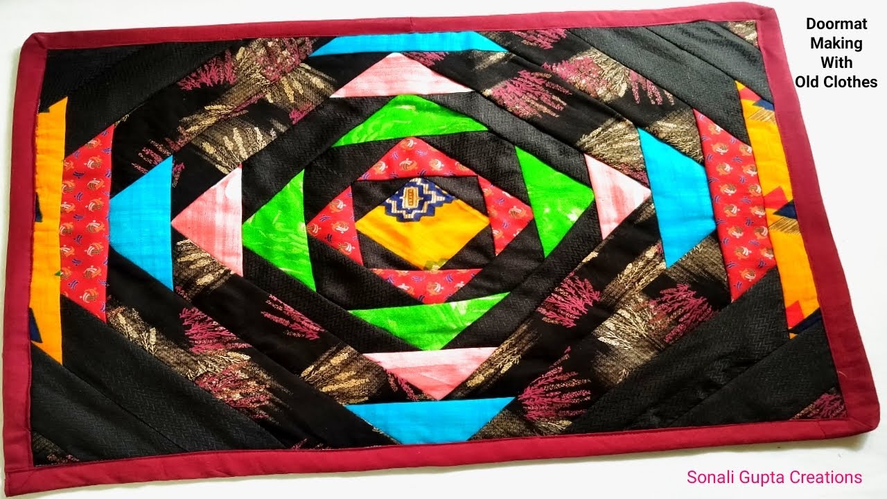 DIY Super Easy Doormat Idea/Paydan Banane Ka Tarika/Doormat Making At ...