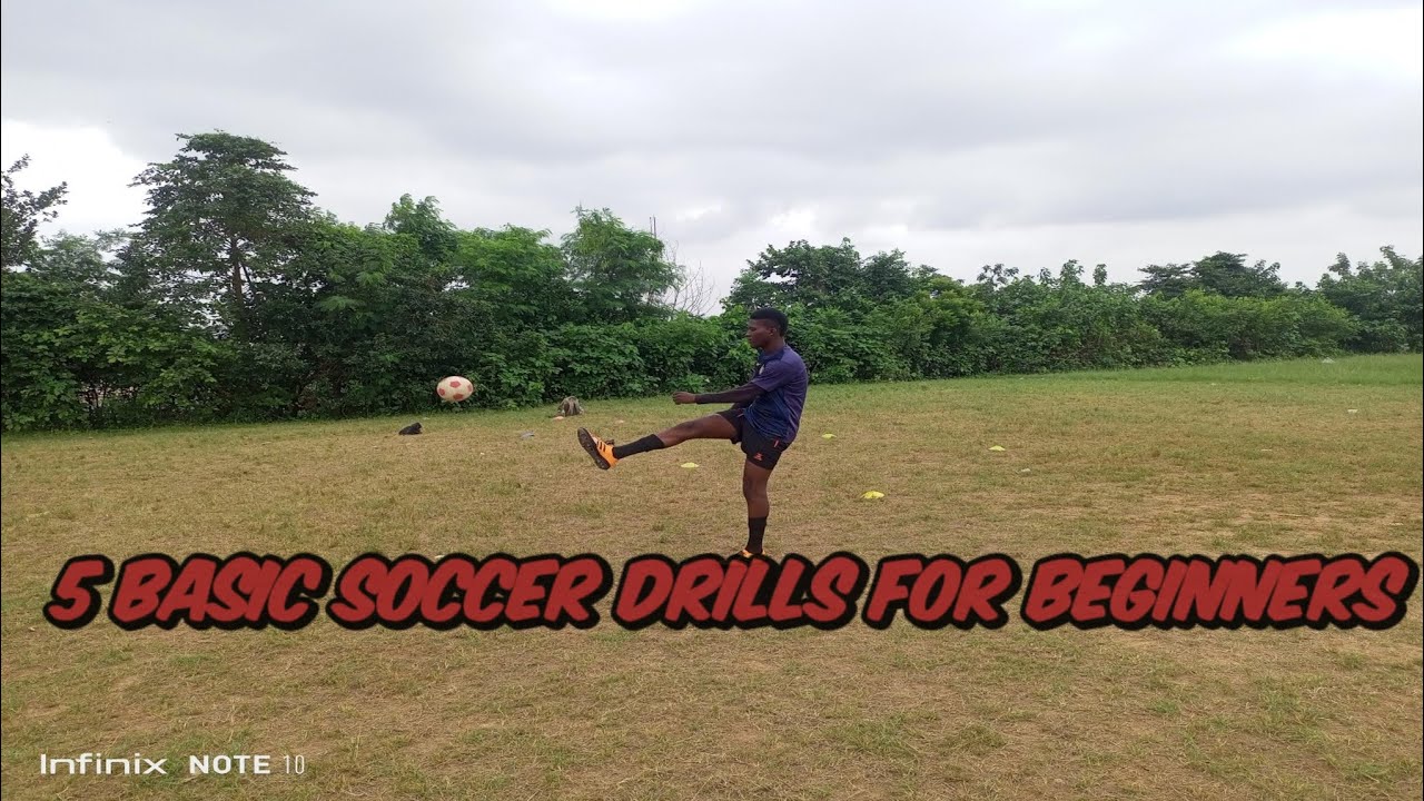 5 Basic Soccer Drills For Beginners - YouTube