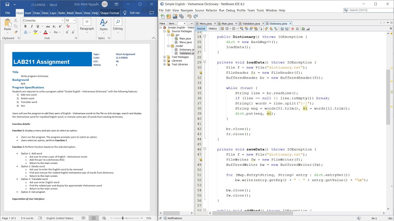 LAB211: Simple Dictionary - YouTube
