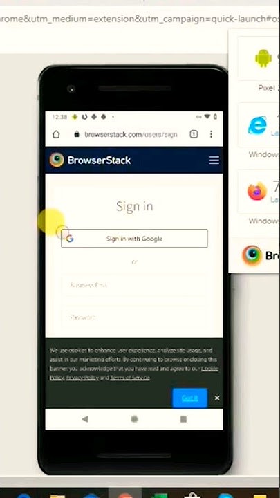 The BrowserStack Chrome Extension 📱 - YouTube