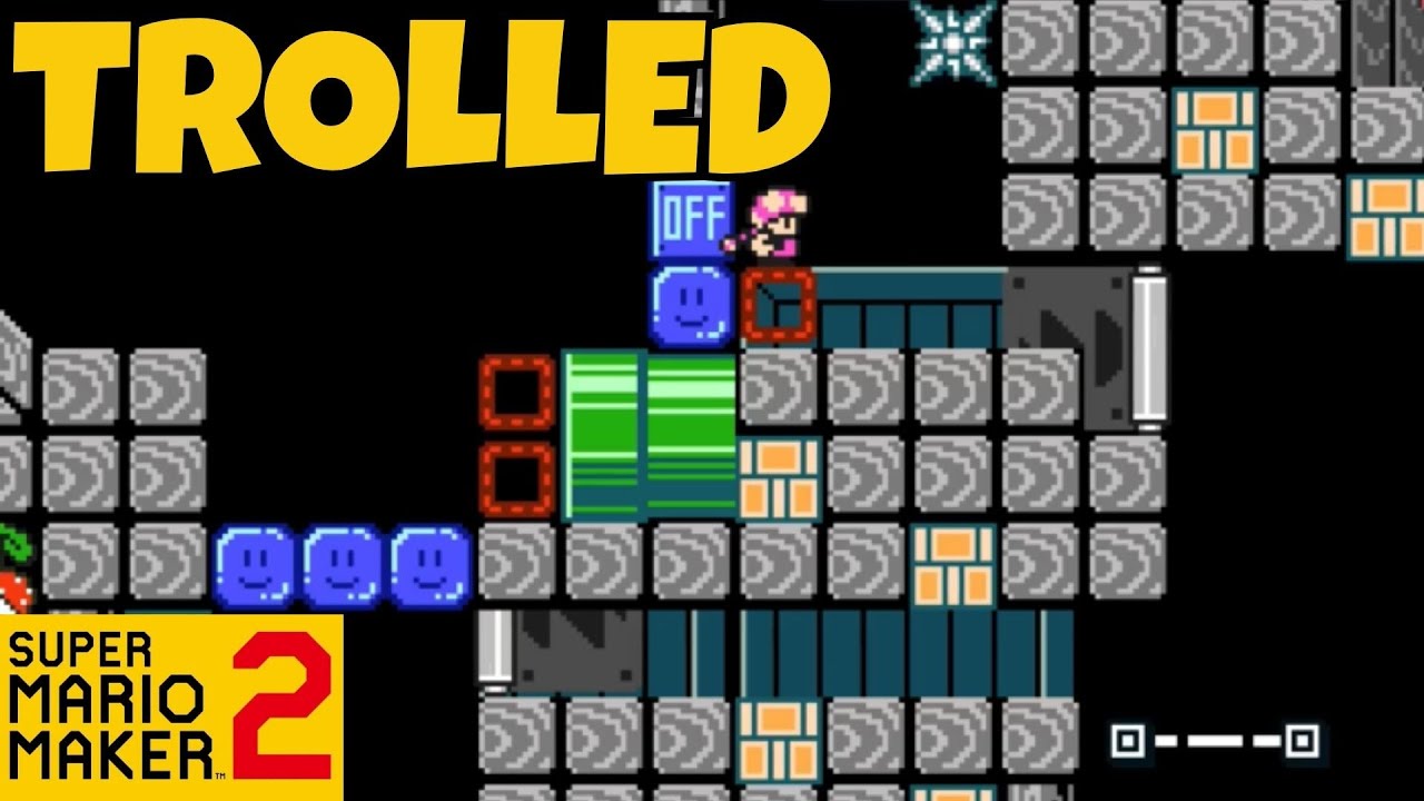 The Headless Trolololollman | Super Mario Maker 2 Troll Level - YouTube