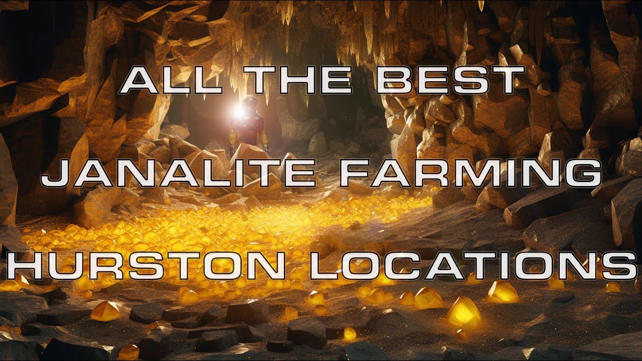 Hurston Janalite Farming in Star Citizen - Best locations - YouTube