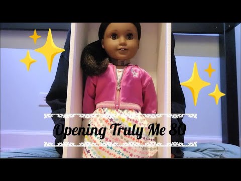 Unboxing American Girl Truly Me 80 - YouTube