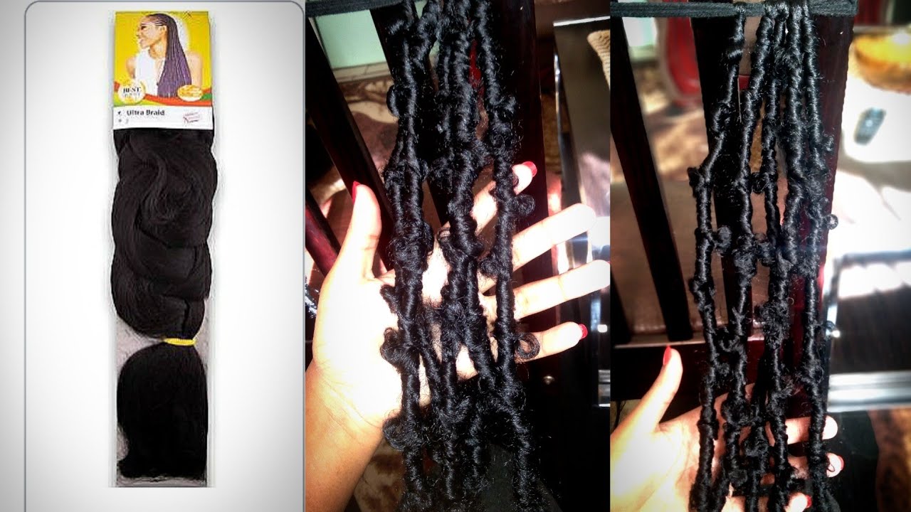 diy pre made butterfly distressed locs using xpression braiding hair ...