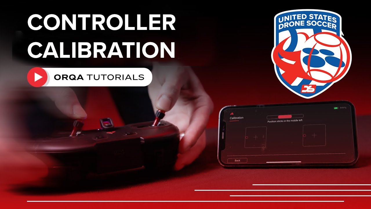 Orqa FPV.Ctrl Controller calibration | U.S. Drone Soccer - YouTube