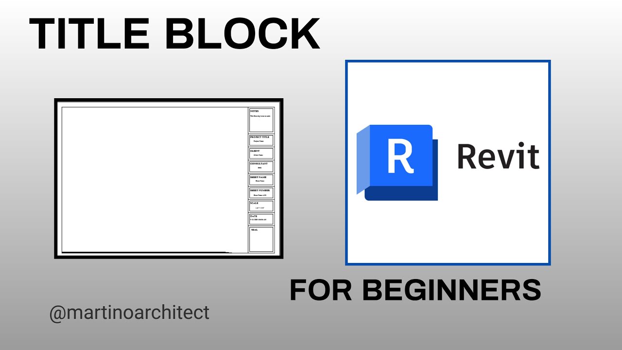 DESIGN YOUR OWN CUSTOM TITLE BLOCK IN REVIT - YouTube