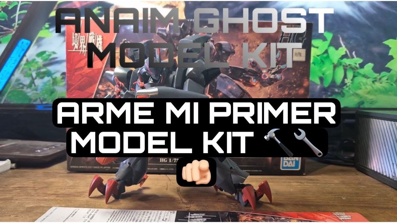 ¡Armé mi primer model kit! Amaim Ghost model kit (HG) - YouTube