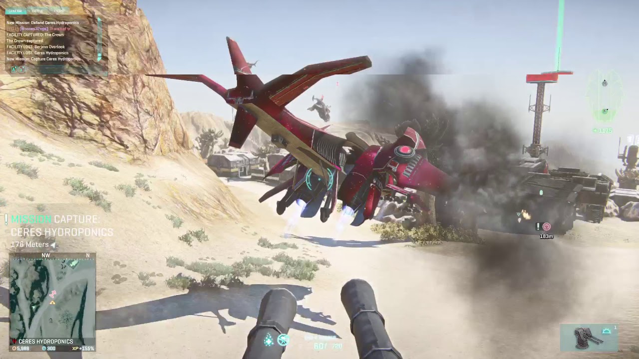 PlanetSide 2 Game Play on PS4 pro - YouTube