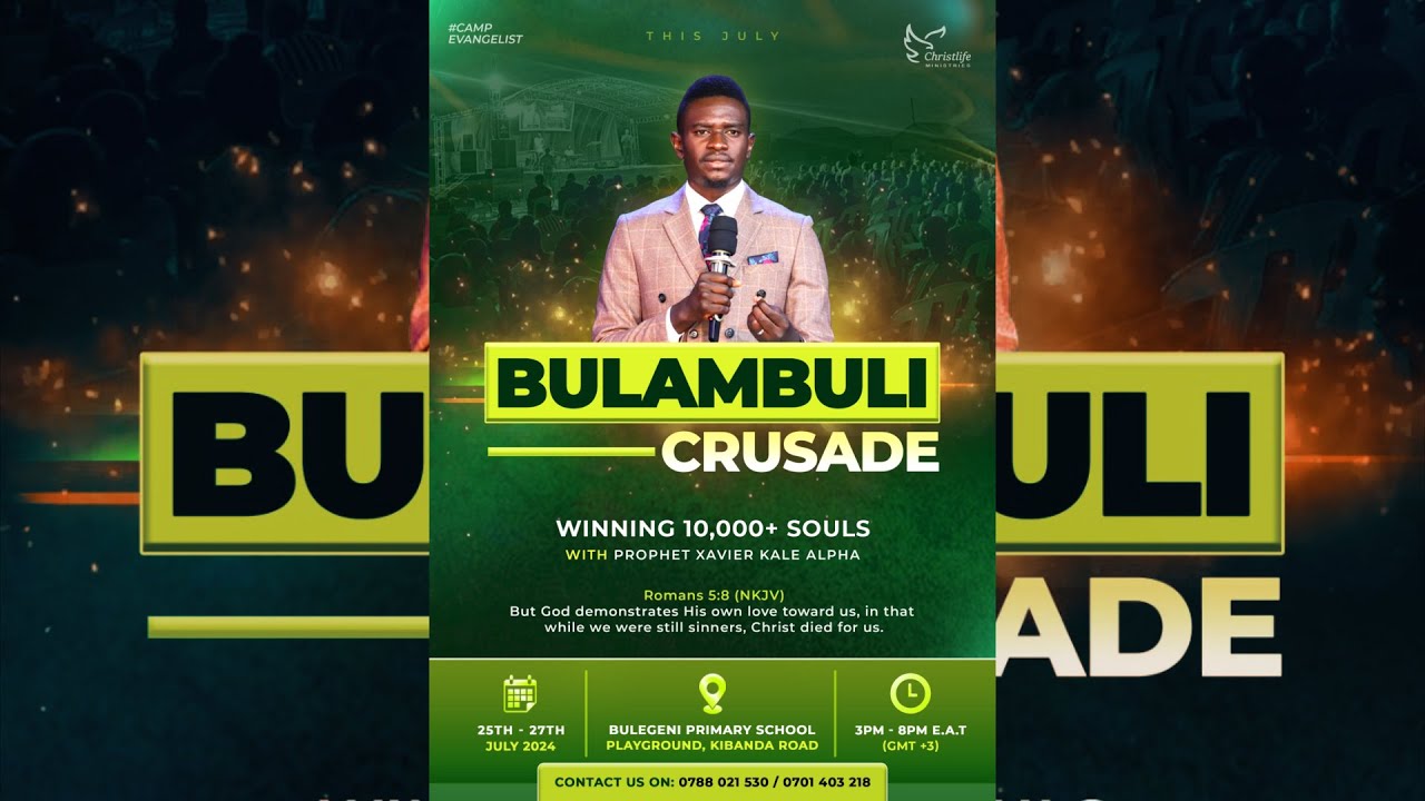 THE BULAMBULI CRUSADE DAY ONE | With Prophet Xavier Kale Alpha. - YouTube