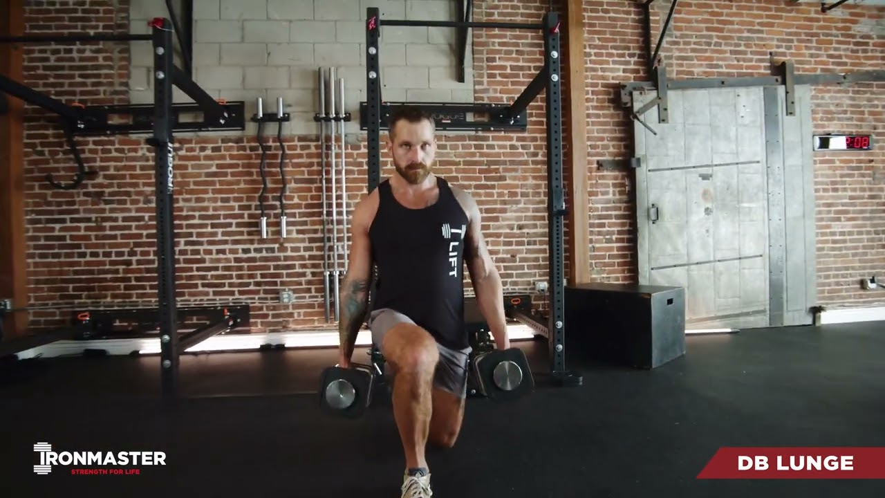 Dumbbell Lunge Tutorial - YouTube