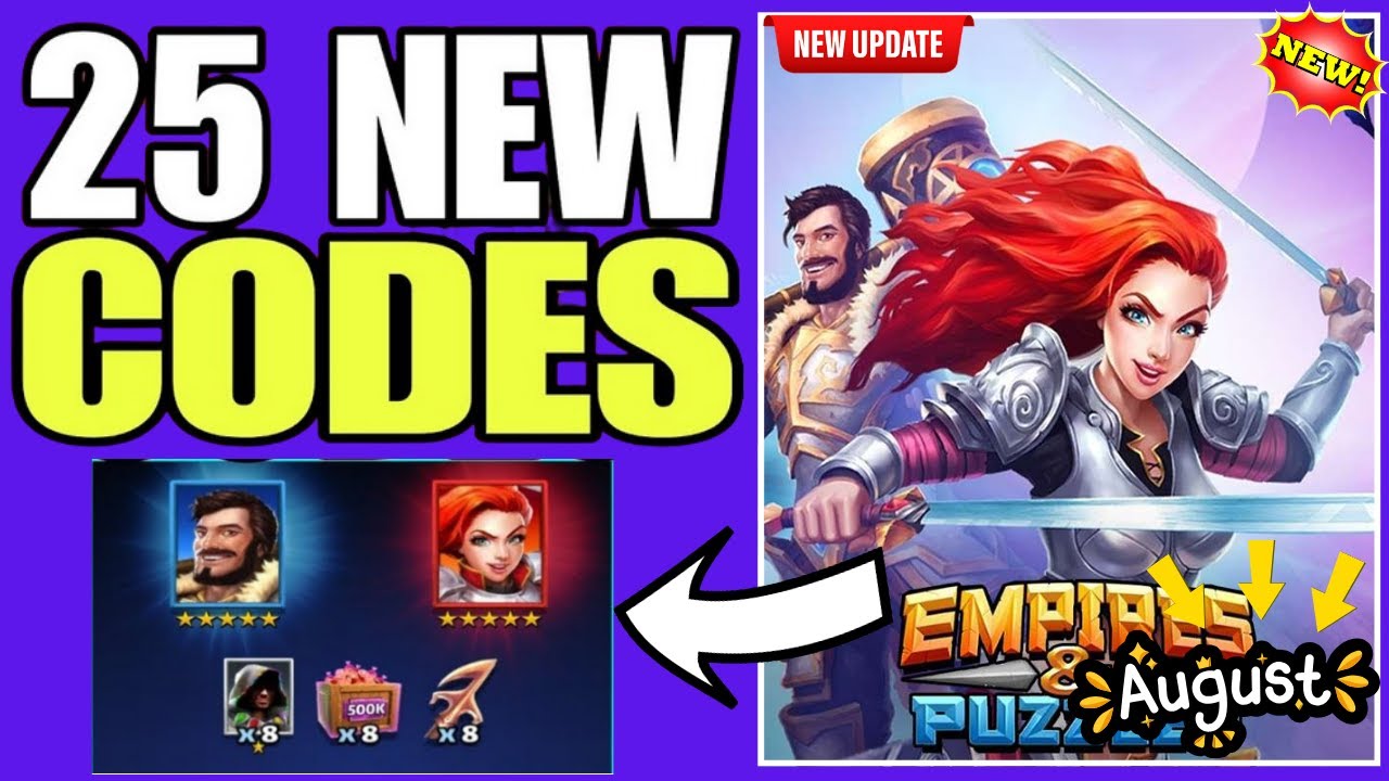 *New* Empires & Puzzles Gift Codes August 2025 | Empires And Puzzles Codes - How To Redeem Code ...