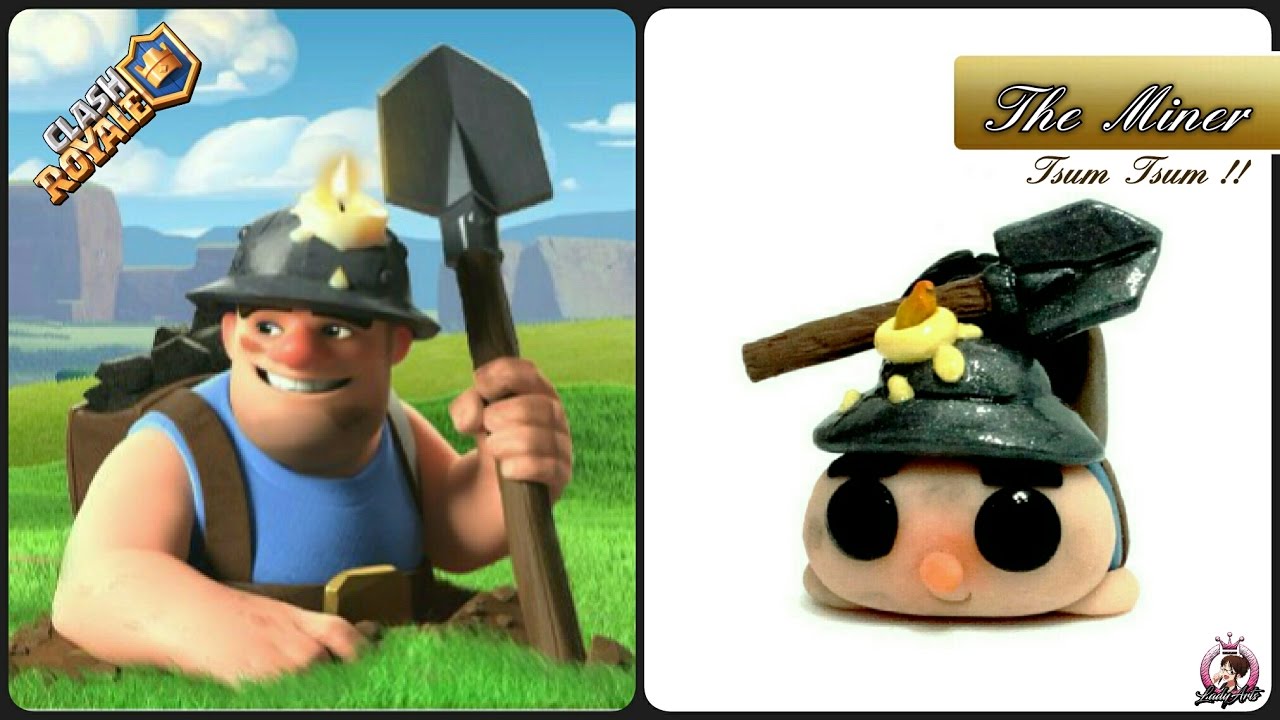 Miner | Clash Royale | Polymer Clay Tutorial - YouTube